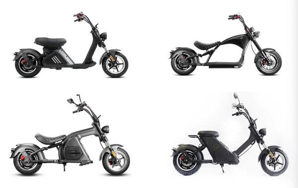 Eahora M1P Mangosteen chopper scooter 3000W conversion kits | CITI ESCOOTER